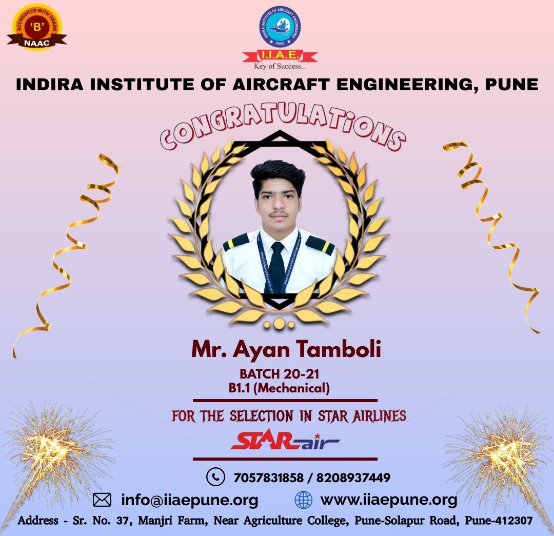 Indira Institute of Aircraft Engineering, Pune