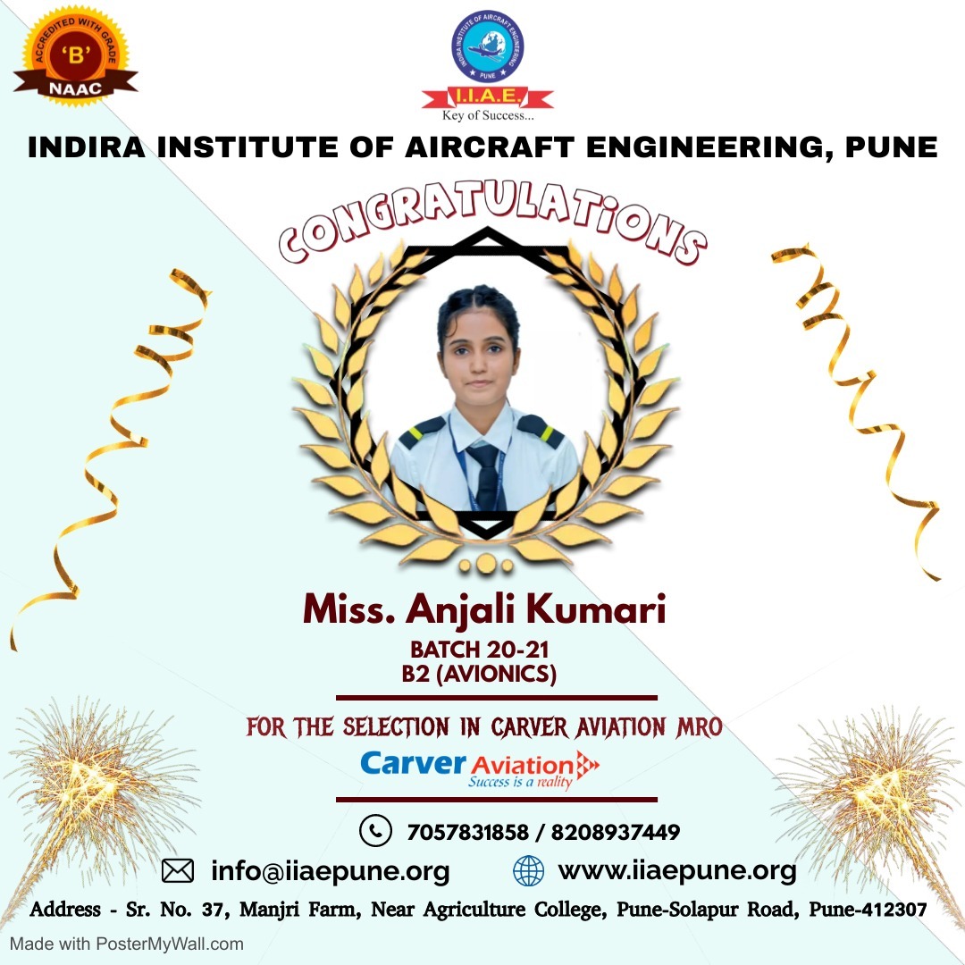 Indira Institute of Aircraft Engineering, Pune