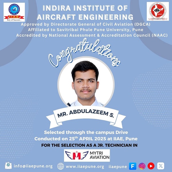 Indira Institute of Aircraft Engineering, Pune