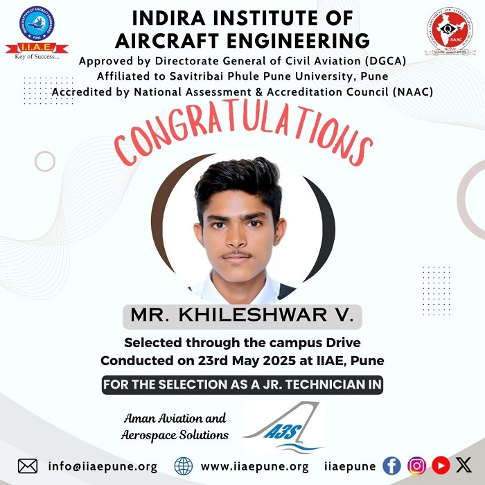 Indira Institute of Aircraft Engineering, Pune